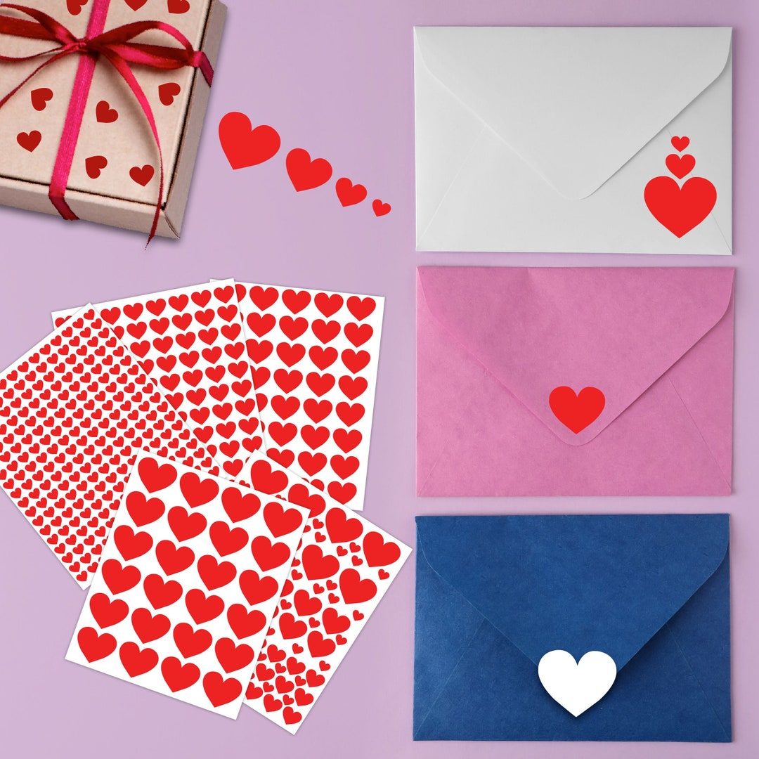 Heart Sticker Sheet | Heart Vinyl Sticker | Heart Stickers | Little ...
