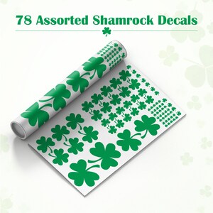 Hanging Shamrock Decals | St. Patrick's Day Window Decals - Etsy