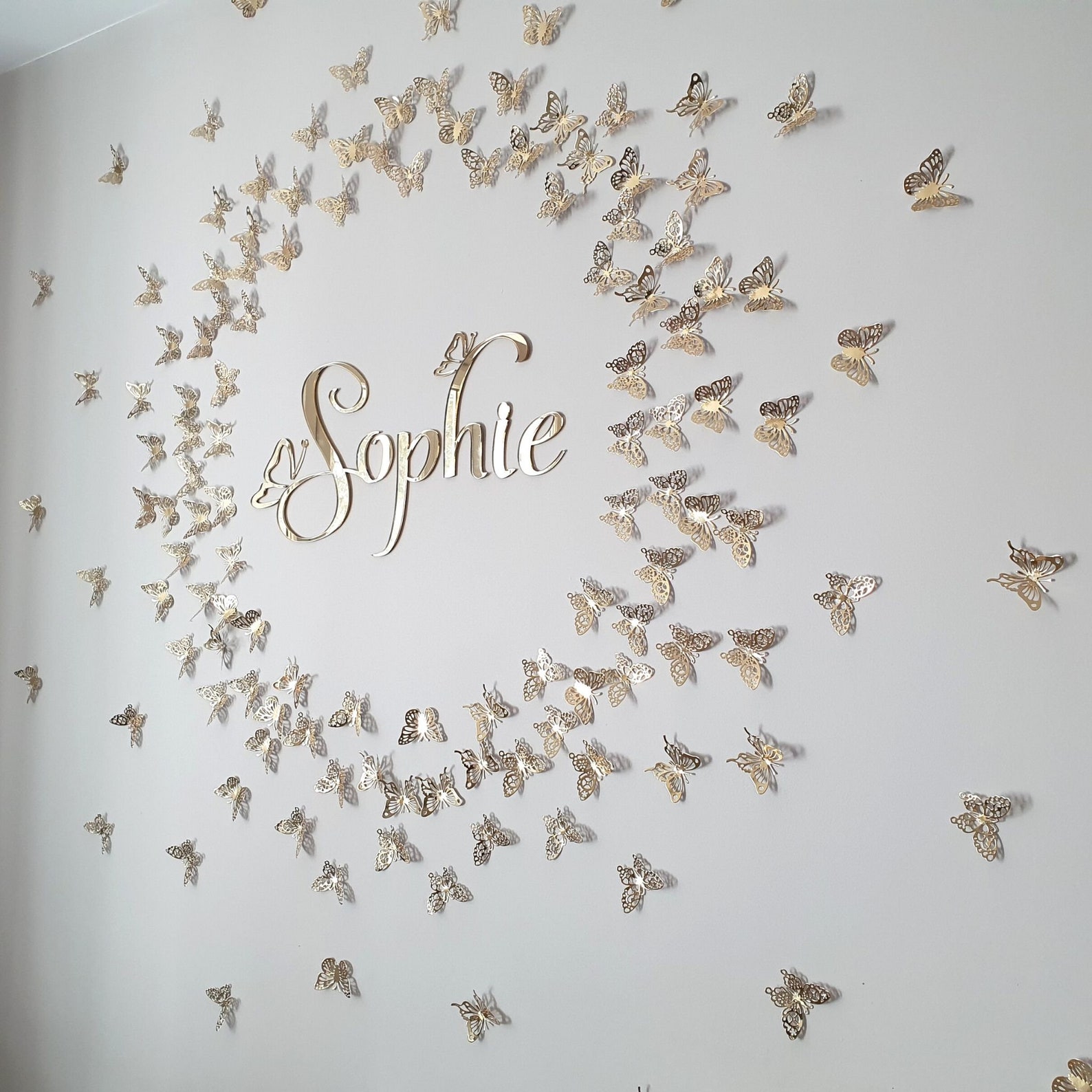 Butterfly Nursery Decor, Butterfly Name Sign, Name Sign for Nursery ...