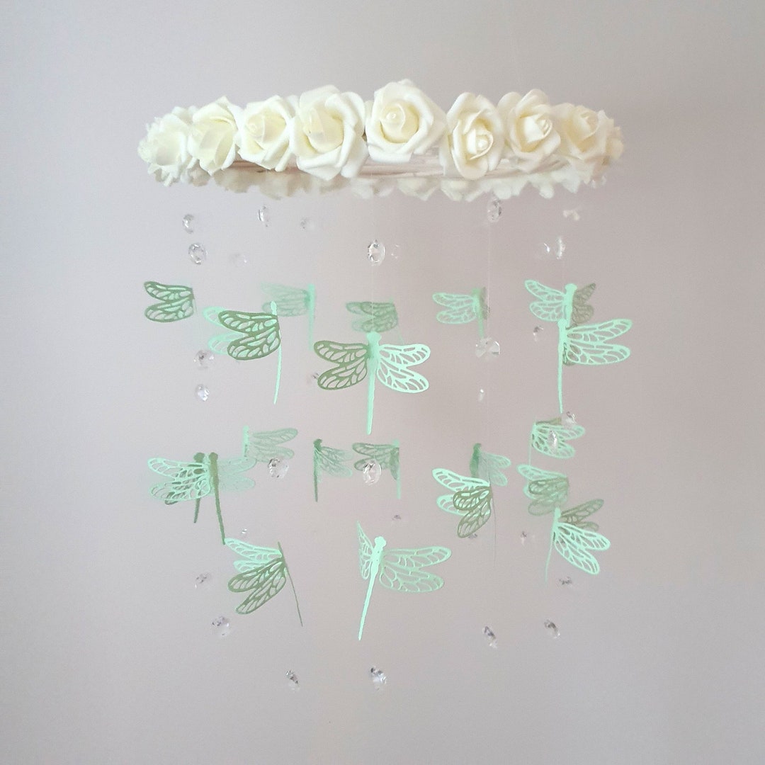 Dragonfly Nursery Decor, Dragonfly Crib Mobile, Dragonfly Decor ...