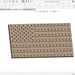 American Flag CNC Router Bit Tray Organizer 3D Files Stl Step Skp F3d ...