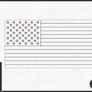 American Flag 2D CAD Files Svg Dxf Eps Png Instant Download CNC ...