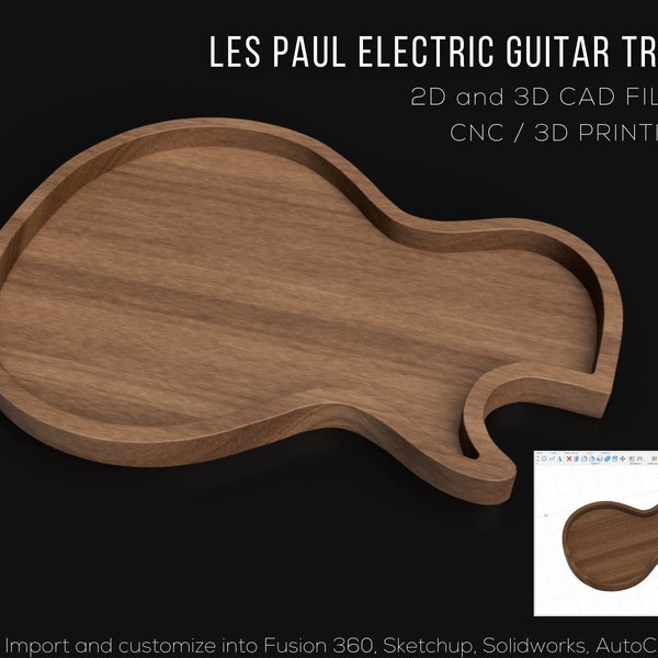 Les Paul Guitar Cnc File - Etsy