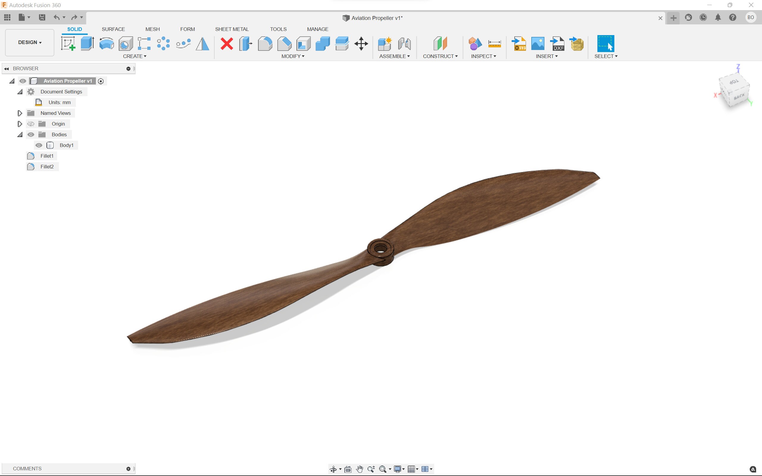 Airplane Propeller 3D CAD Files F3d Stl Step Skp Iges Instant Download ...