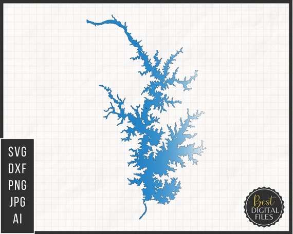 Lake Norman North Carolina SVG Silhouette Includes Svg Dxf - Etsy