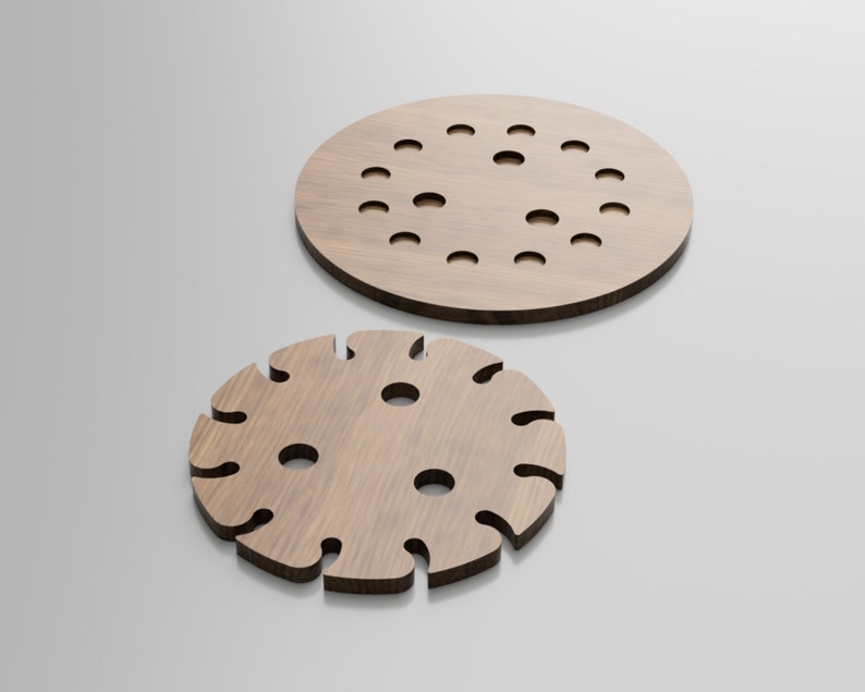 Fishing Rod Rack 2D and 3D CAD Files Stl Step F3d Skp Iges Dxf Instant ...