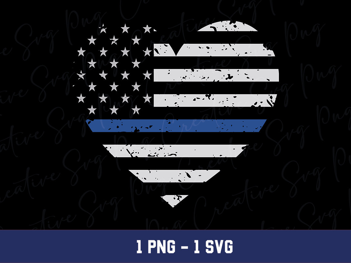 Police Heart Png Police Heart Svg Police Officer Svgpolice - Etsy