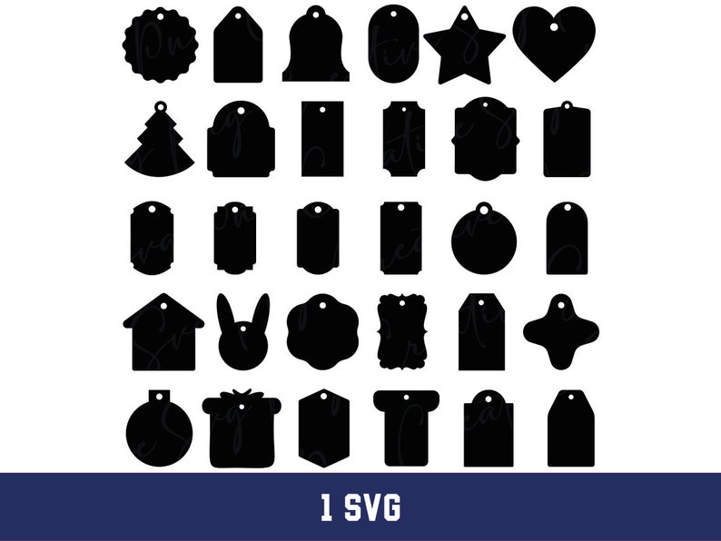 Gift Tag Svg, Gift Label Svg, Gift Tag Template Svg, Name Tag, Tag Svg ...