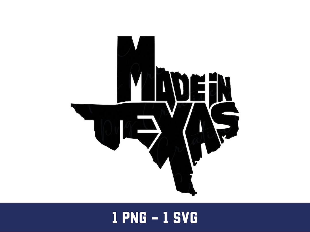 Made in Texas Png Svg, Texas Map Png, Texas Map Flag Png, Texas State ...