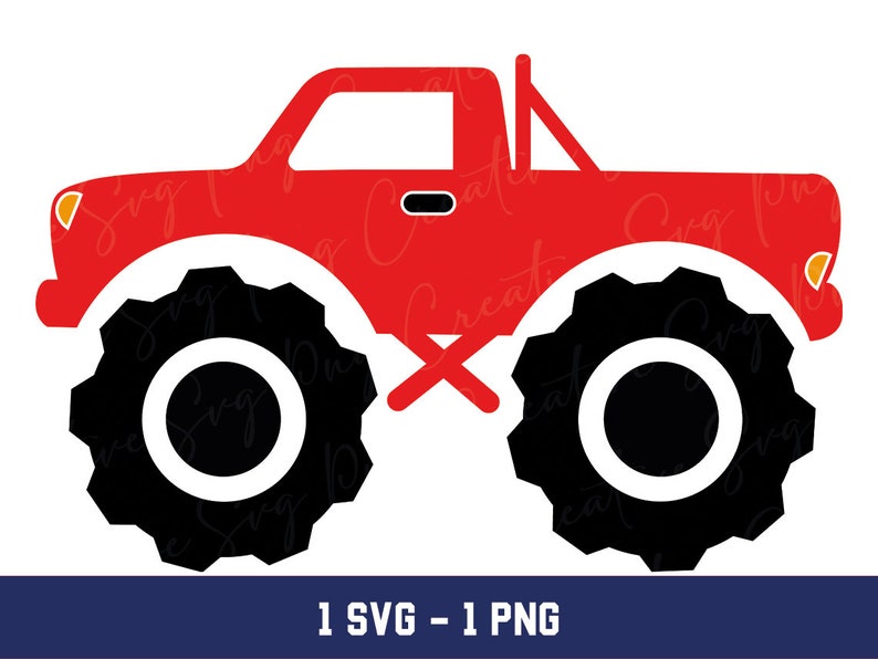 Monster Truck Svg, Monster Truck Png - Etsy