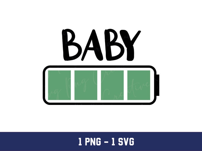 Baby Battery Png, Baby Battery Svg - Etsy