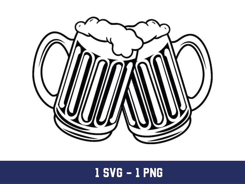 Beer Mug Svg Beer Glass Svg Beer Stein Svg Beer Mug Png Beer Glass Pngbeer Stein Png Etsy