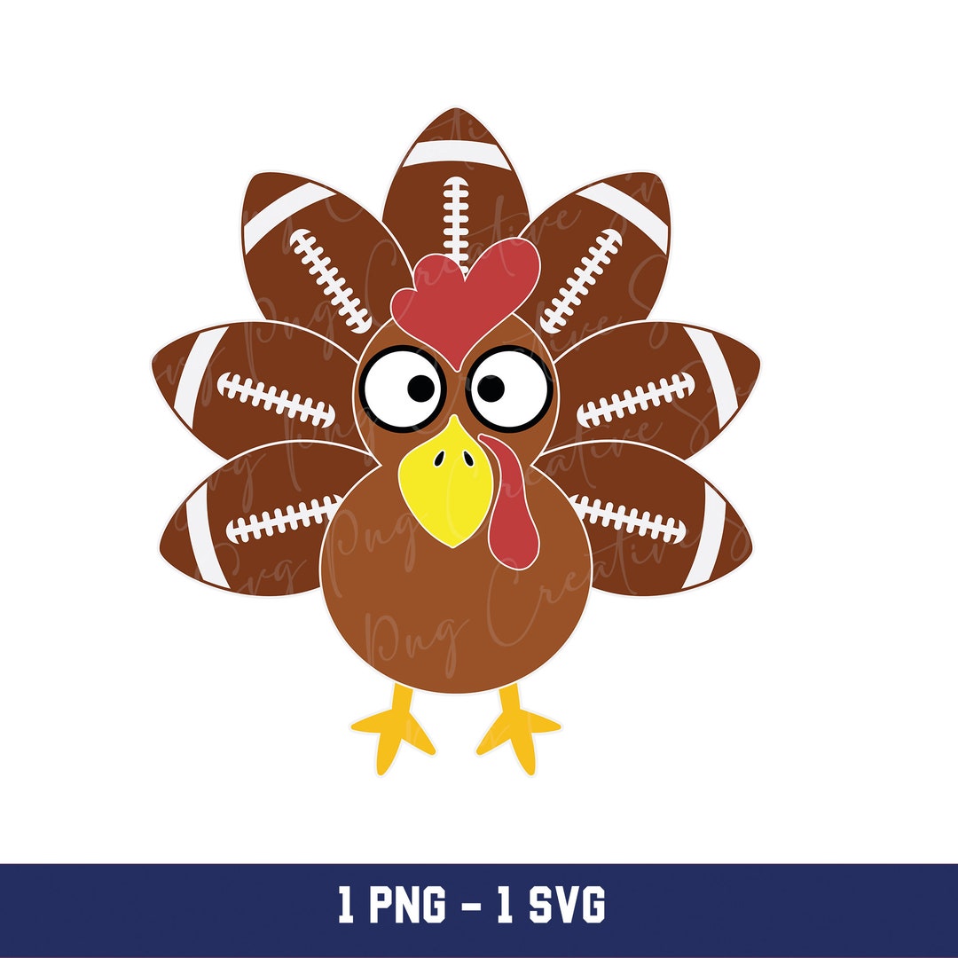 Thanksgiving Football Turkey Png, Thanksgiving Football Turkey Svg ...