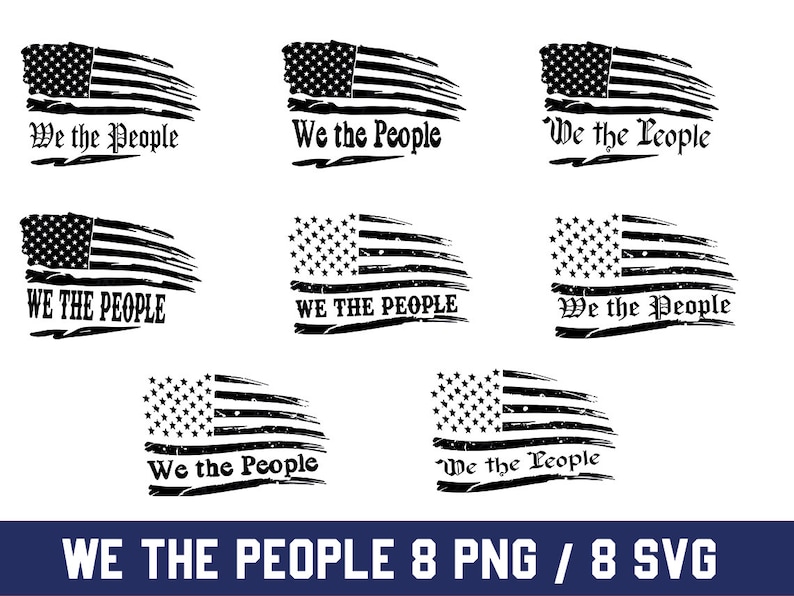 We the People Svg, We the People Png - Etsy