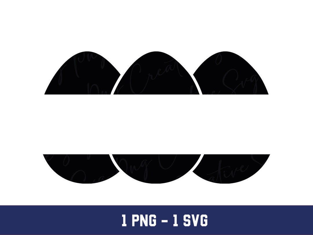 Easter Eggs Split Monogram Png, Easter Eggs Split Monogram Svg, Easter ...