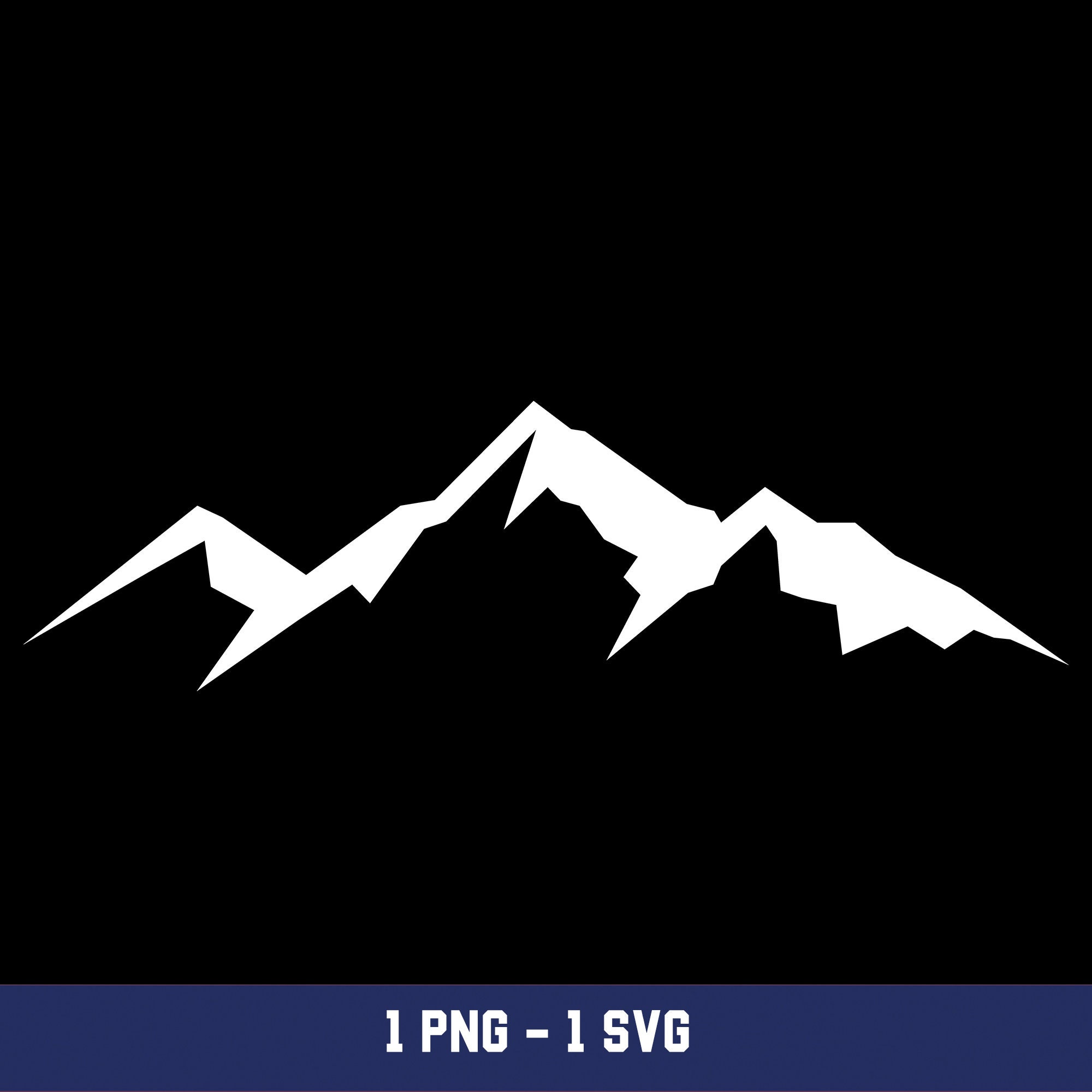 Mountain Svg Png, Mountain Silhouette SVG, Hills Svg | Mountain Png - Etsy