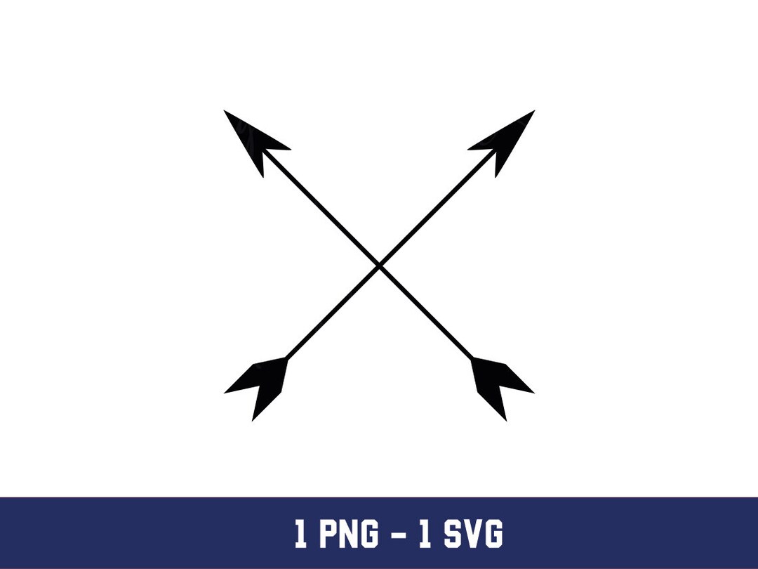 Arrow Png, Arrow Svg, Crossed Arrow Png, Crossed Arrow Svg - Etsy