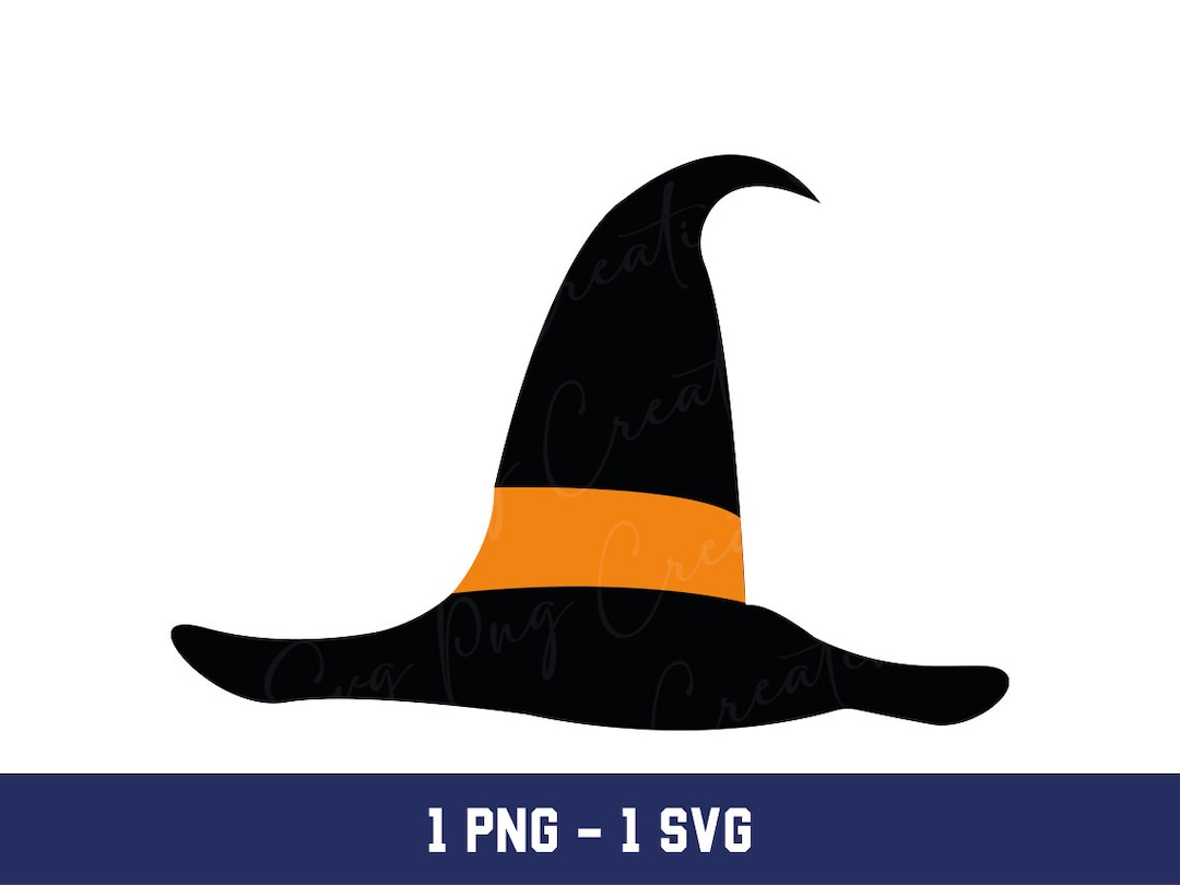 Witch Hat Clipart: Halloween Costume, PNG SVG (digital Download) - Etsy