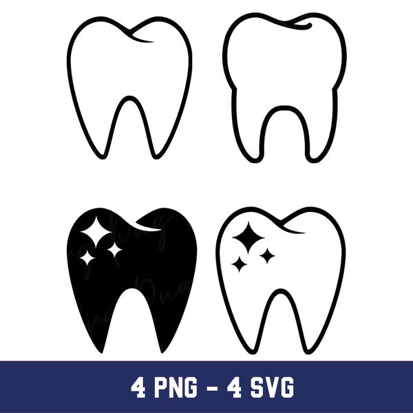 Tooth Svg - Etsy