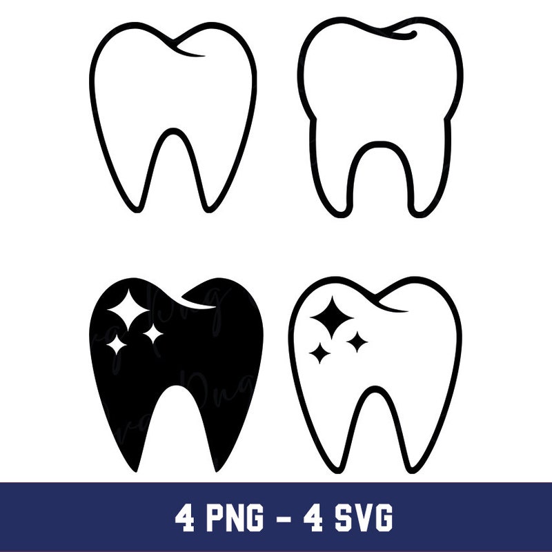 Tooth Svg - Etsy