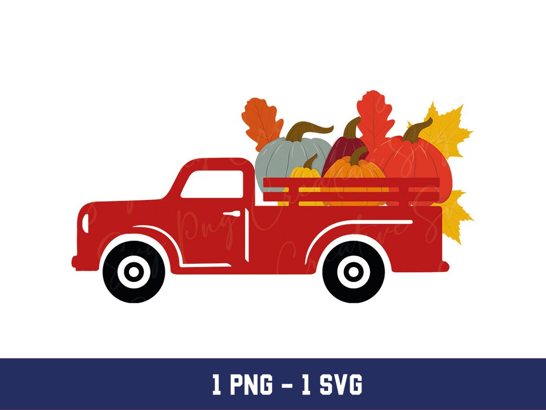 Fall Truck Png, Fall Truck Svg, Pumpkin Truck Png, Pumpkin Truck Svg ...