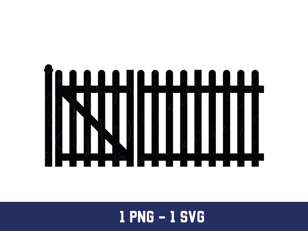 Fence Png, Fence Svg,picket Fence Png, Picket Fence Svg - Etsy