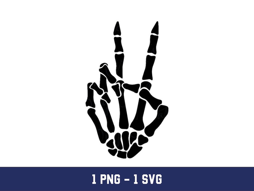Skull Peace Sign Png, Skull Peace Sign Svg - Etsy