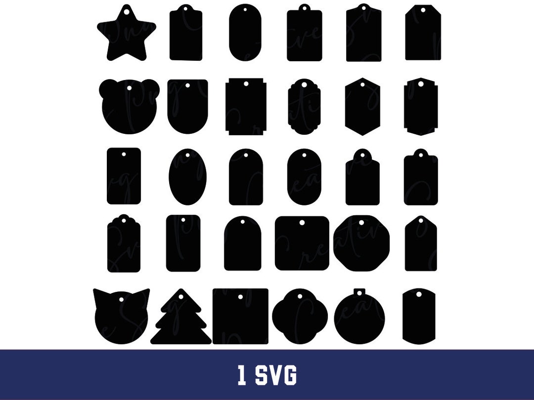 Gift Tag Svg, Gift Label Svg, Gift Tag Template Svg, Name Tag, Tag Svg ...