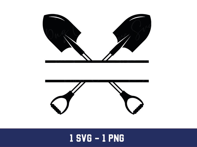Crossed Shovels SVG: Gardening Spade Clipart (digital Download) - Etsy