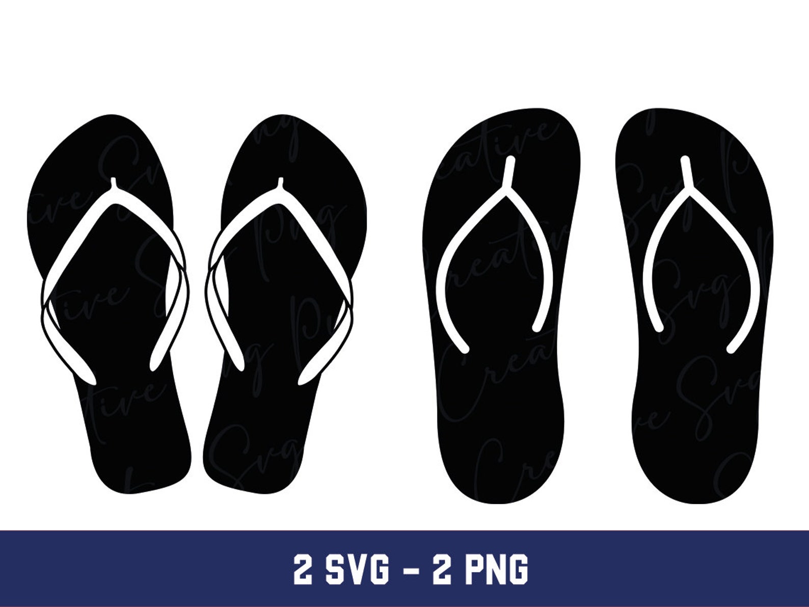 Flip Flops Png, Flip Flops Svg, Sandals Png, Sandals Svg, Slipper Svg ...