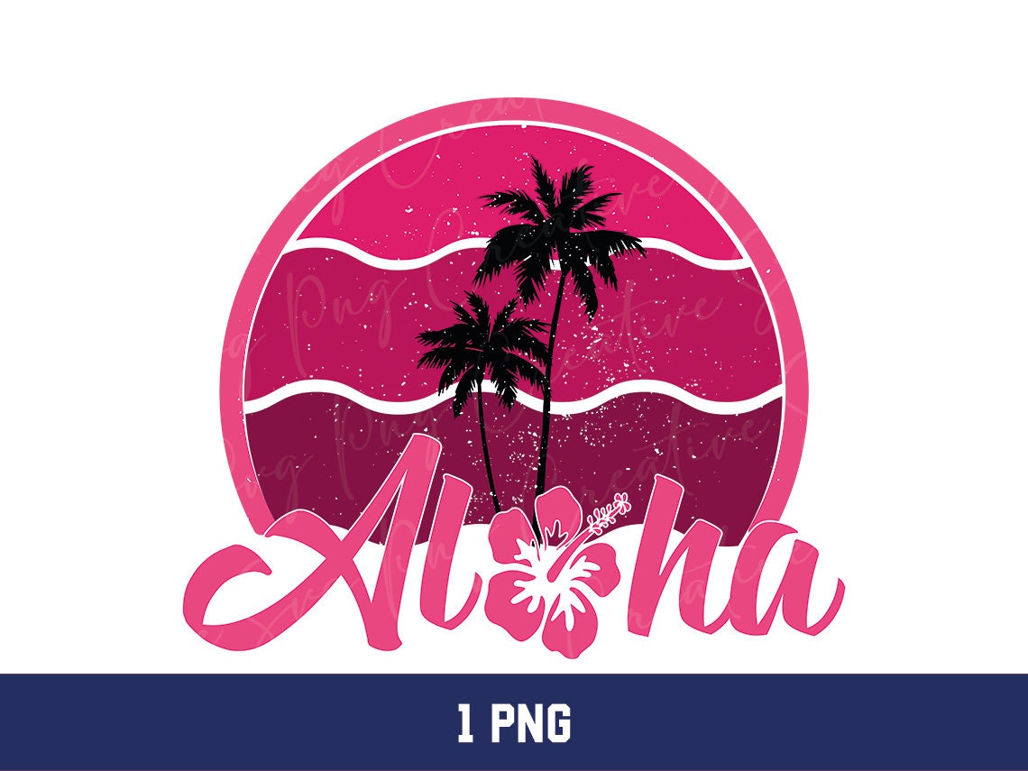 Aloha Png, Hibiscus Flower Png - Etsy