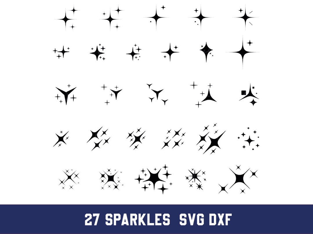 Sparkles Svg, Sparkles Cut File, Galaxy Sparkles Svg, Sparkles Clipart ...