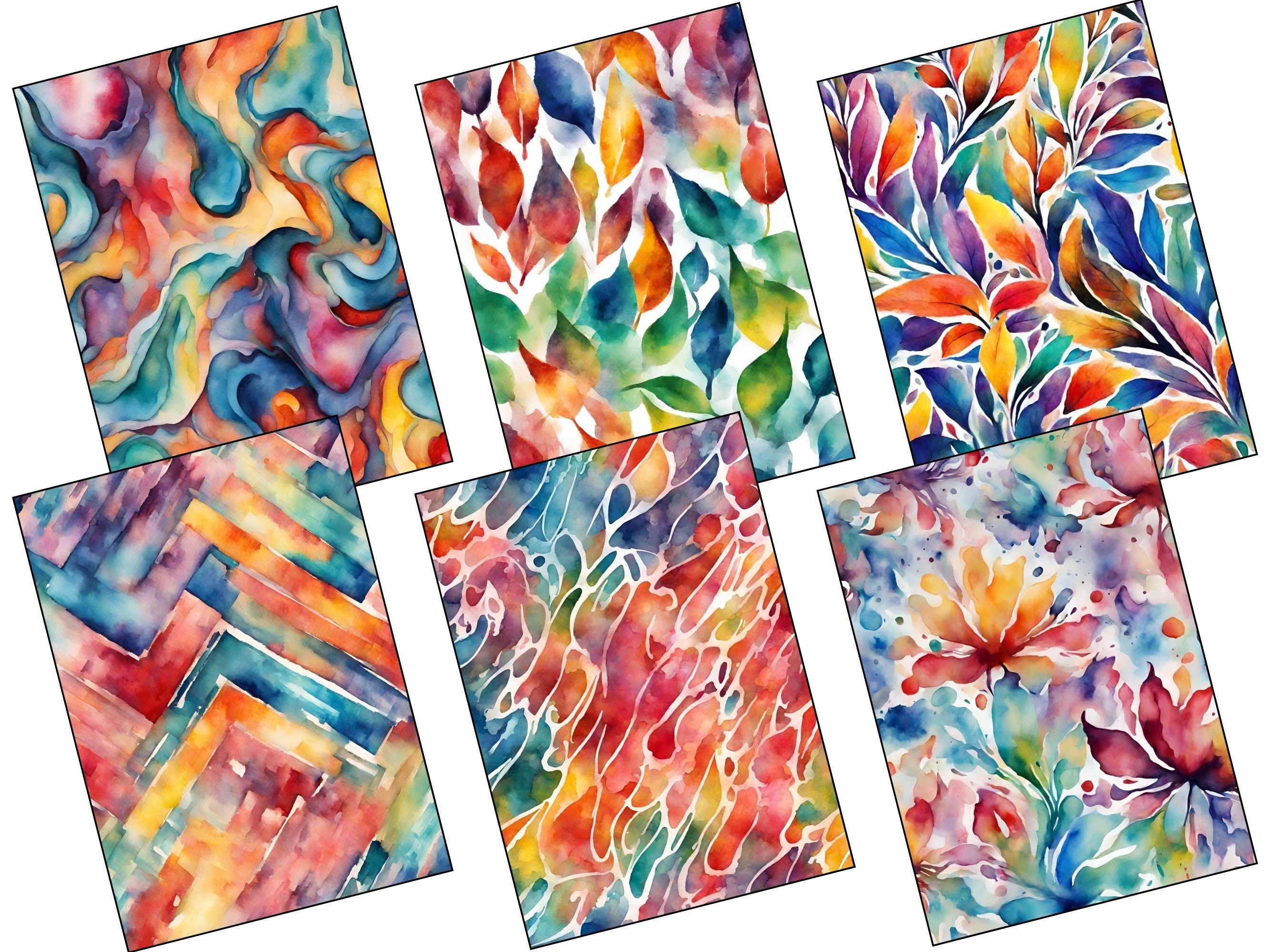 Abstract Patterns Reverse Coloring Pages Stress Relief Printable ...