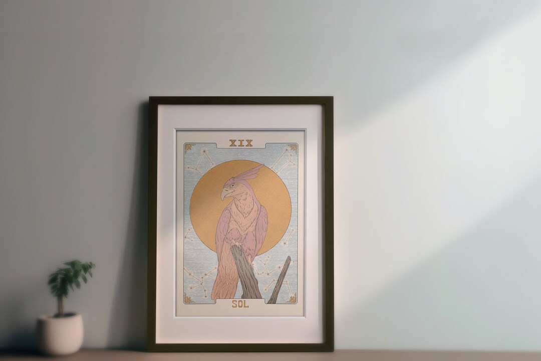 The Sun - A4 Tarot Print - Etsy