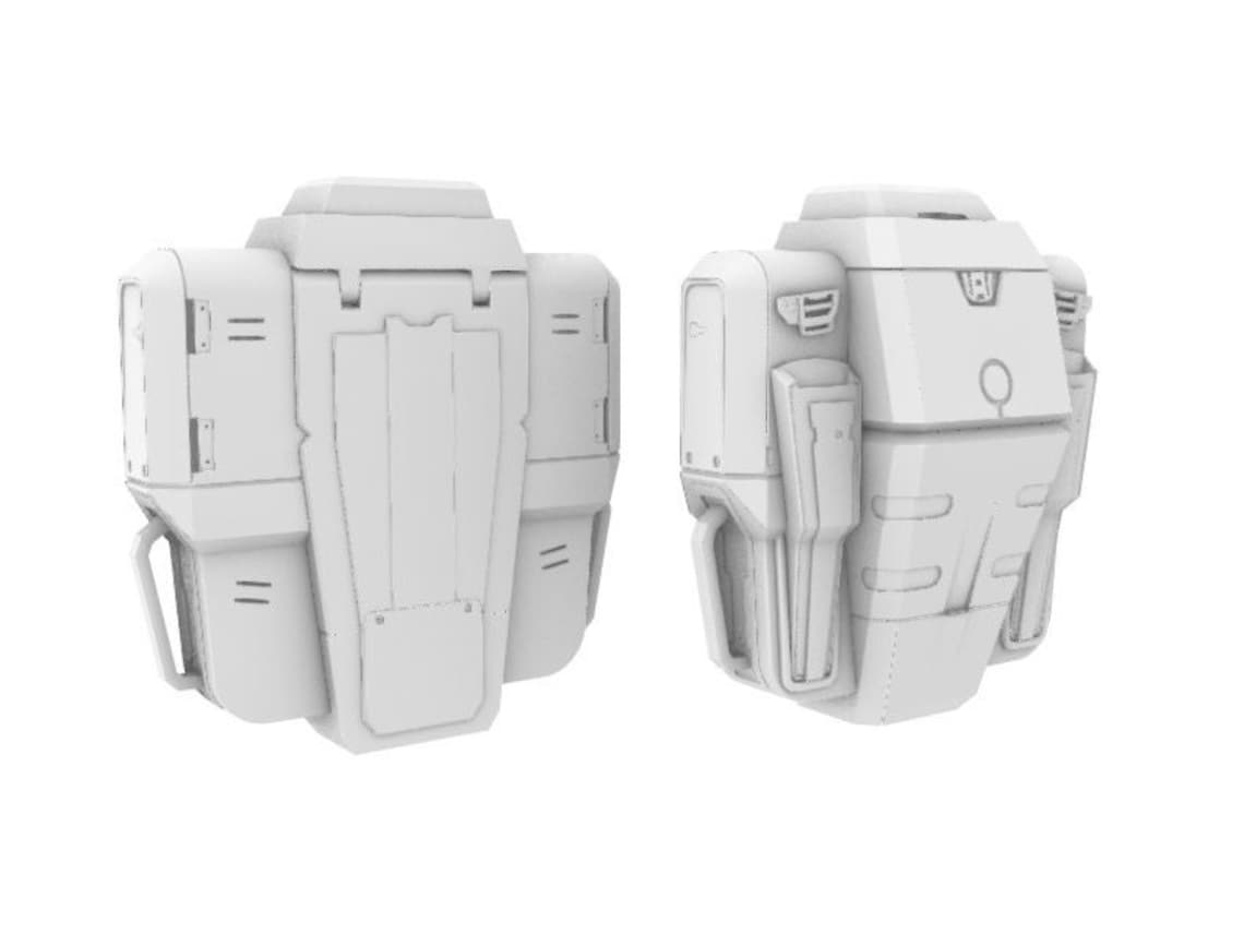 Halo 3 ODST Backpack STL - Etsy