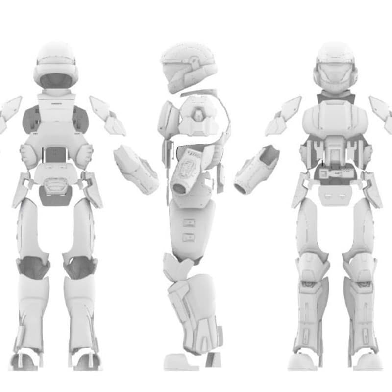 3d Printed Odst Armor - Etsy