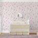 Pastel Pink Astronaut Planets Wallpaper - Nursery Space Stars Print ...