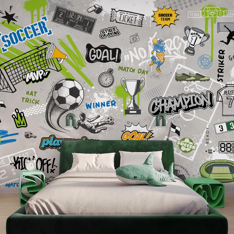 Bathroom Wallpaper Boys - Etsy