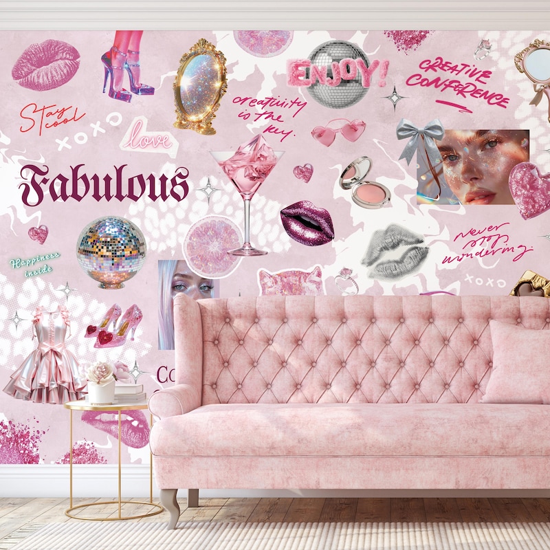 Teen Girls Wallpaper Bows - Etsy