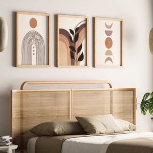 Boho Poster, Set of 6 Boho Prints, Neutral Wall Posters, Bohemian Wall ...