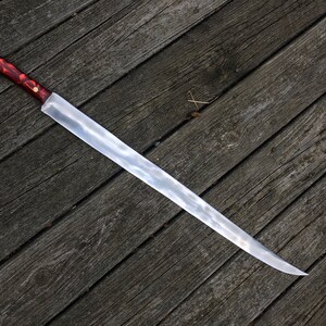 Hand Forged Khyber Sword With Red Acrylic Handle - Etsy