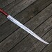 Hand Forged Khyber Sword With Red Acrylic Handle - Etsy