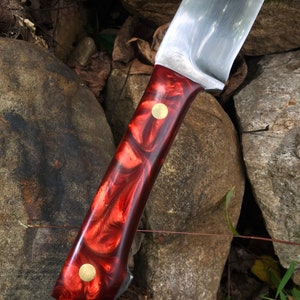 Hand Forged Khyber Sword With Red Acrylic Handle - Etsy