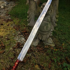 Hand Forged Khyber Sword With Red Acrylic Handle - Etsy