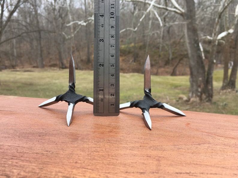 24 Pack of Hand-forged Twisted Caltrops - Etsy