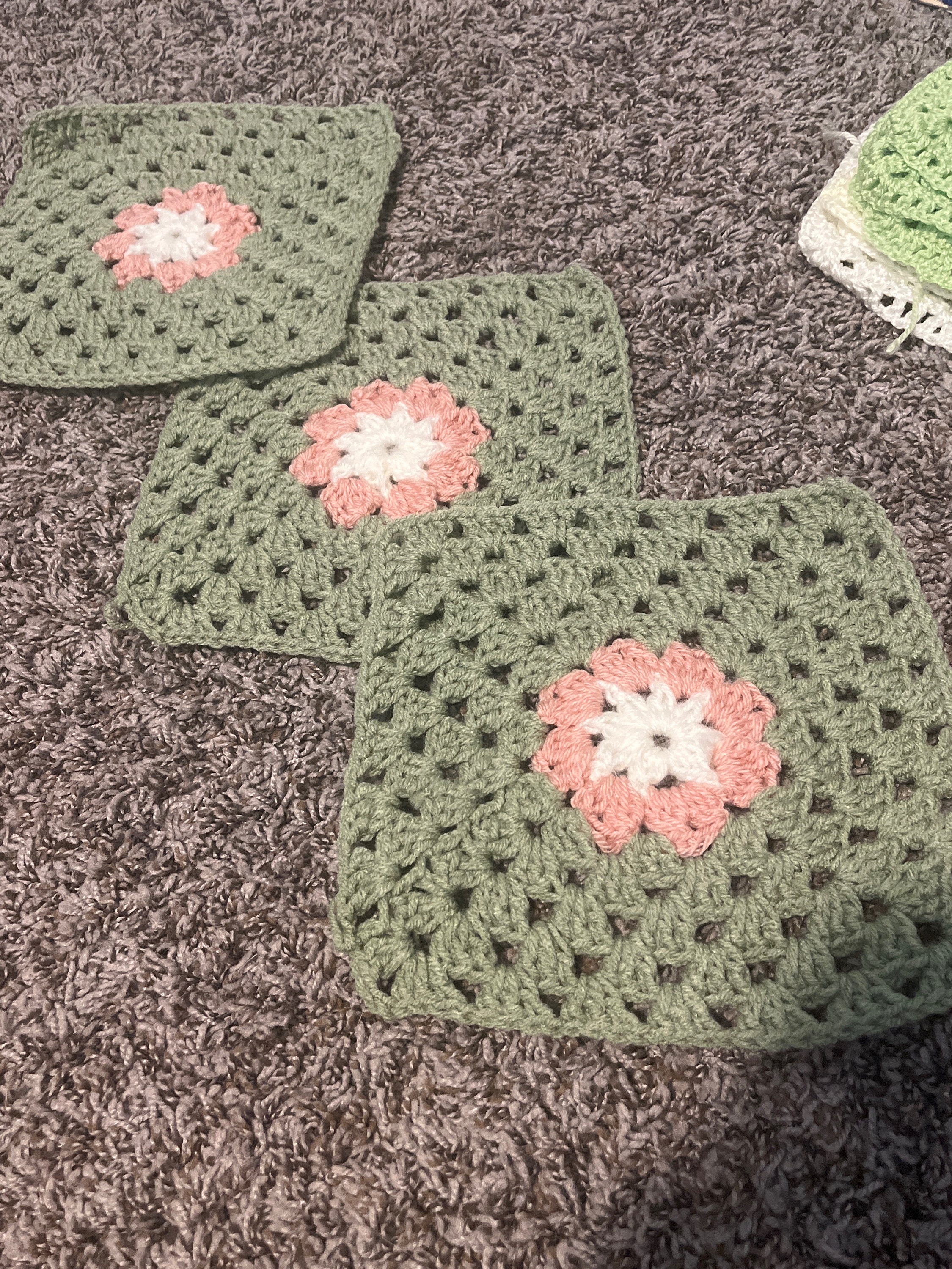 Flower Granny Squares - Etsy
