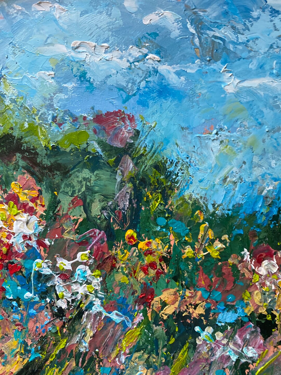 Original Painting Small Size Miniature Oil Painting Natural Landscape ...