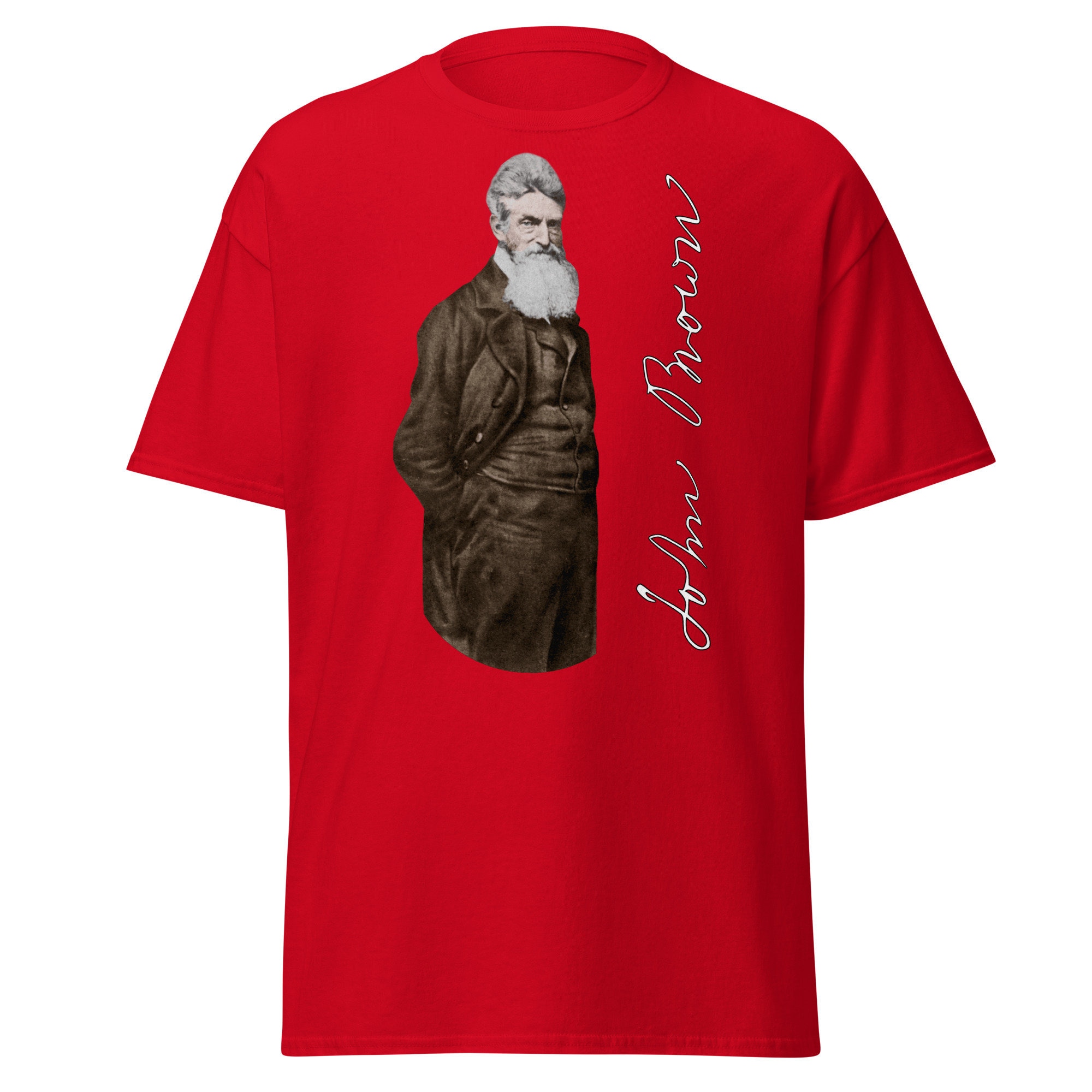 John Brown 1858 Colorized With Signature T Shirt - Etsy