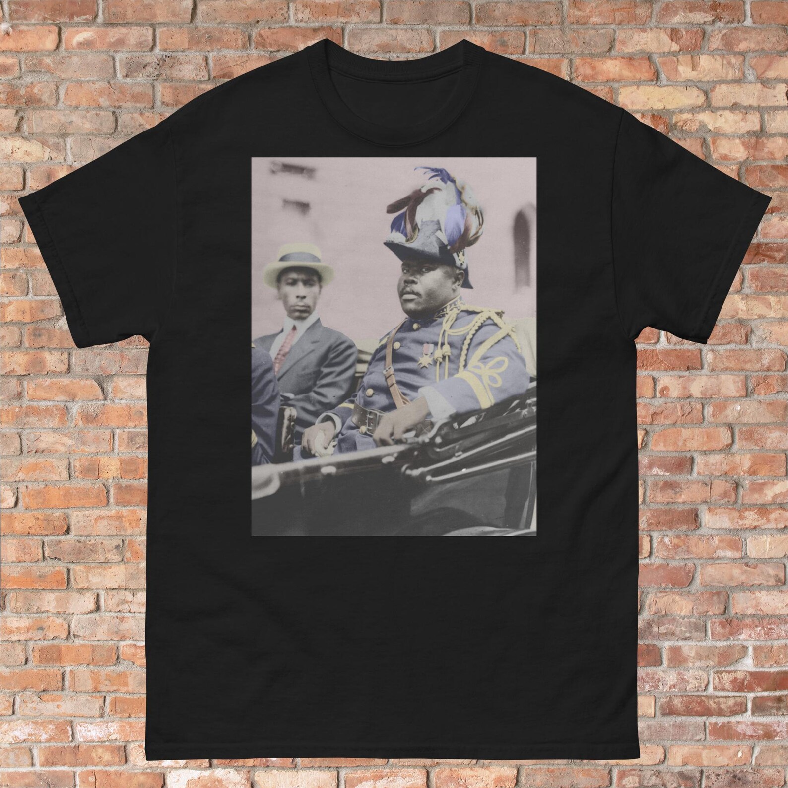 Marcus Garvey T-shirt, Harlem 1922, Colorized Photo - Etsy