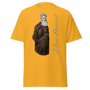 John Brown 1858 Colorized With Signature T Shirt - Etsy